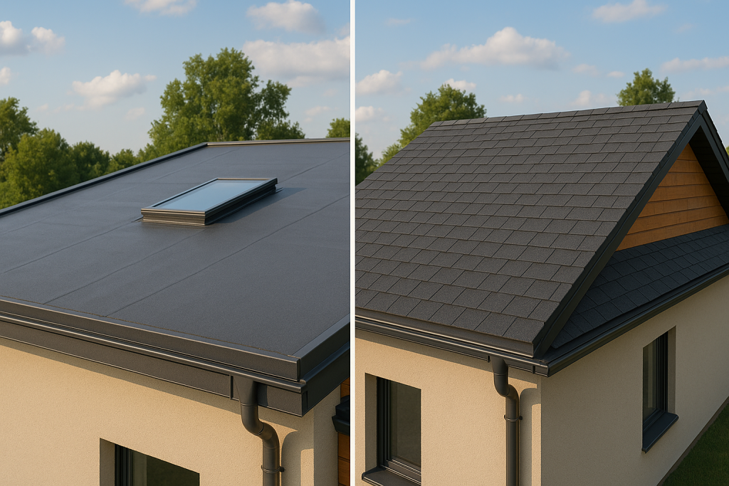 Flat Roof or Pitched Roof in Texas Homes? | Reimagine Roofing